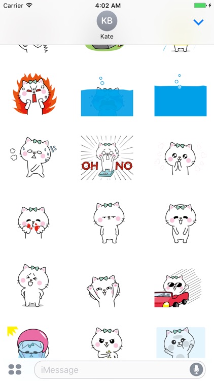 Chummy Cat Animated Stickers by KIM KON KET