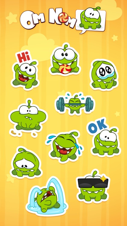 Om Nom Stickers by ZeptoLab UK Limited