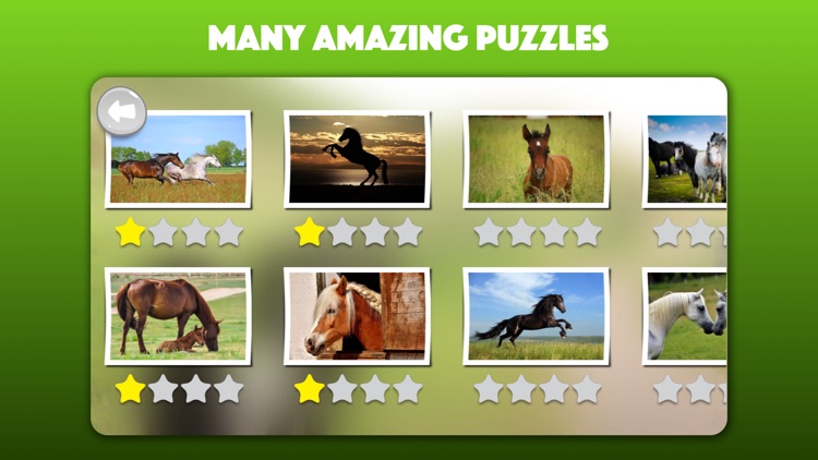 Horse and Pony jigsaw puzzles for kids & toddlers by Yoger Games AB
