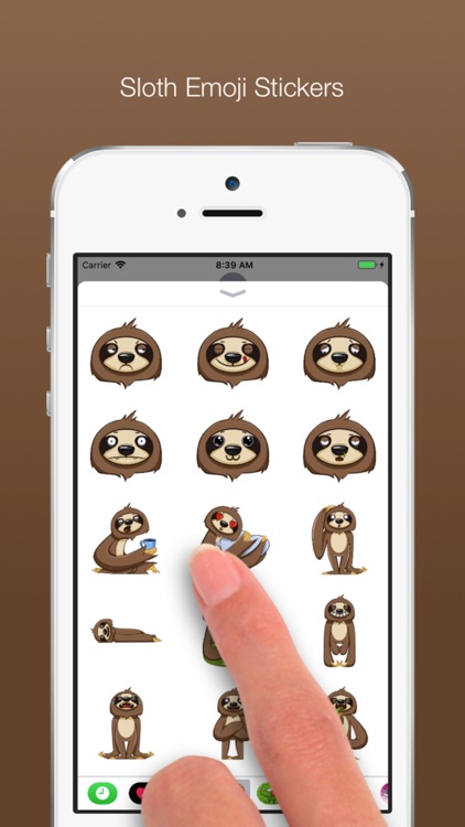 Sloth Emoji's Stickers by El Mehdi LAIDOUNI