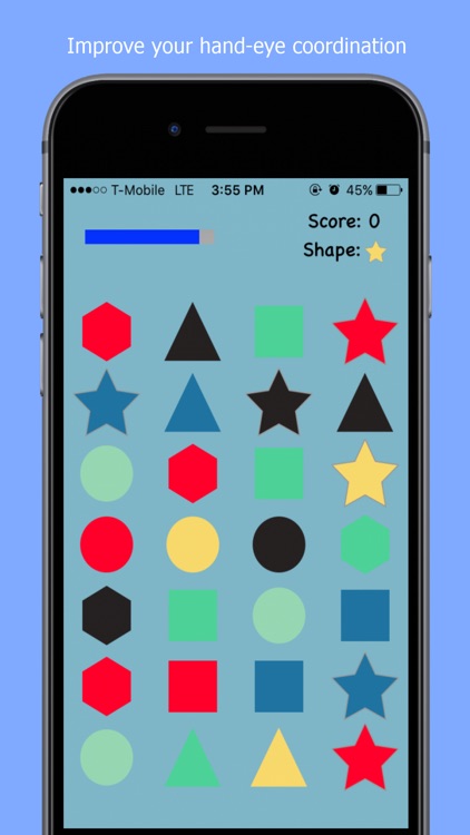 Shape Attack - Reaction Time Game by Salomon Pluviose