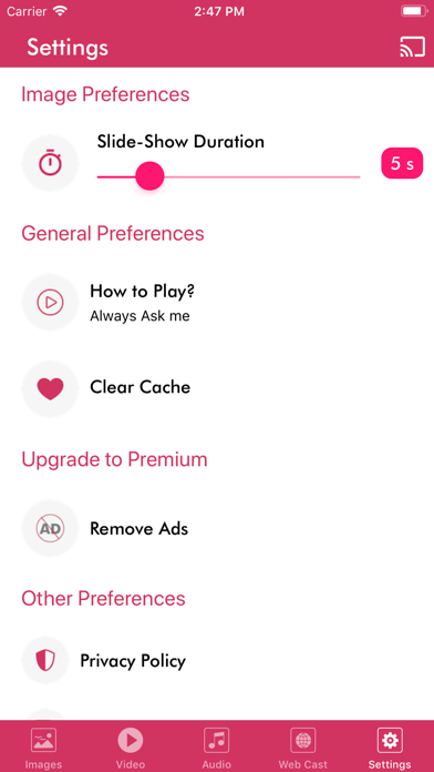 Pro Cast | cast video, photo iPhone App