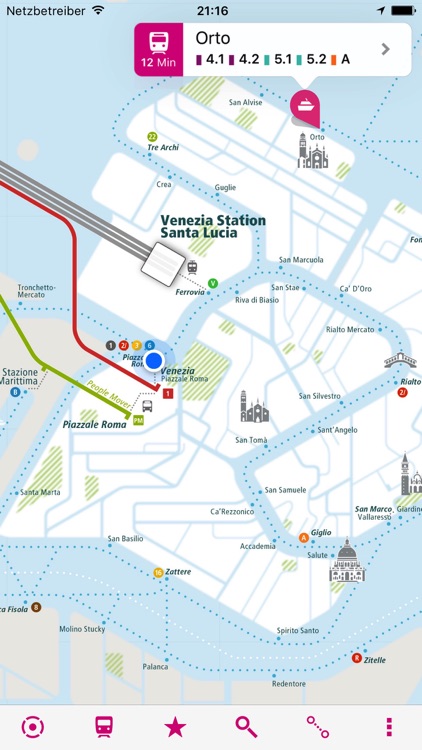 Venice Rail Map by Urban-Map