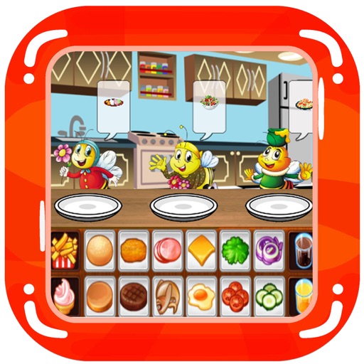 Cooking Food Bee Restaurant by Piyawan Phrunruk