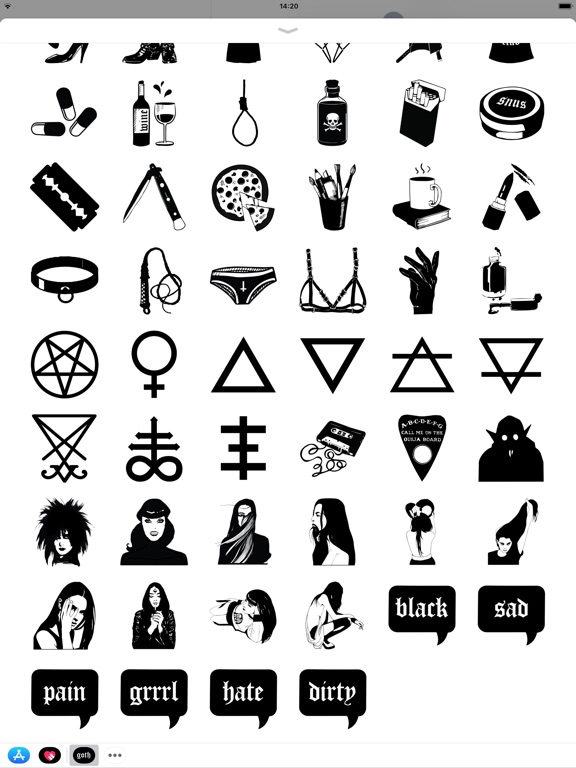 Goth Emoji - AppRecs