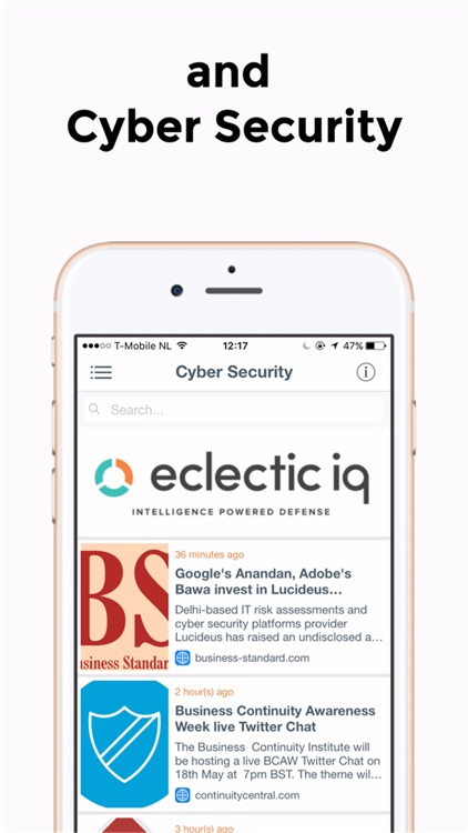 EclecticIQ Cyber News by Powerful Performances
