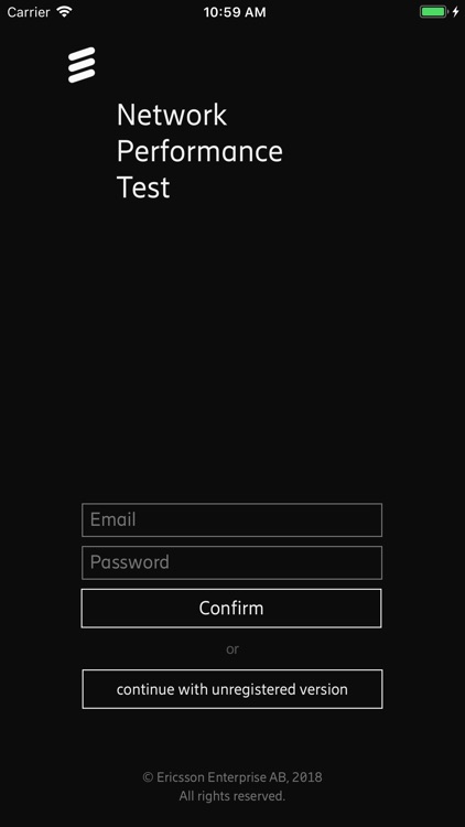 Network Performance Test by Ericsson AB