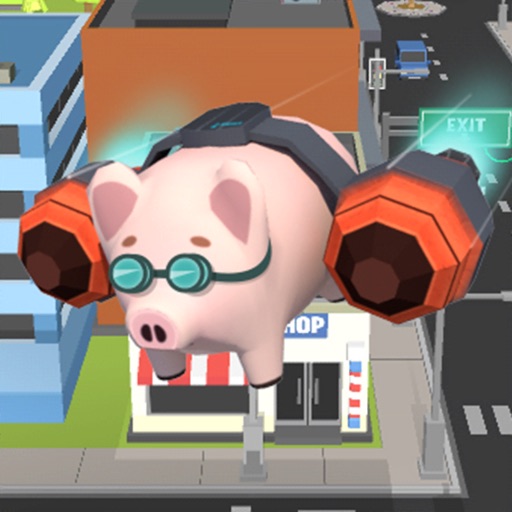 Piggy Jet by Digitalvaliance