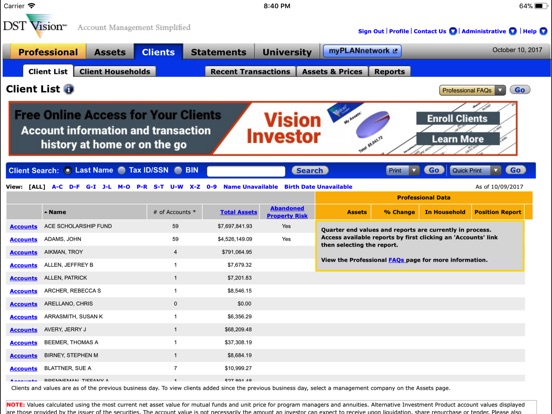 DST Vision - AppRecs