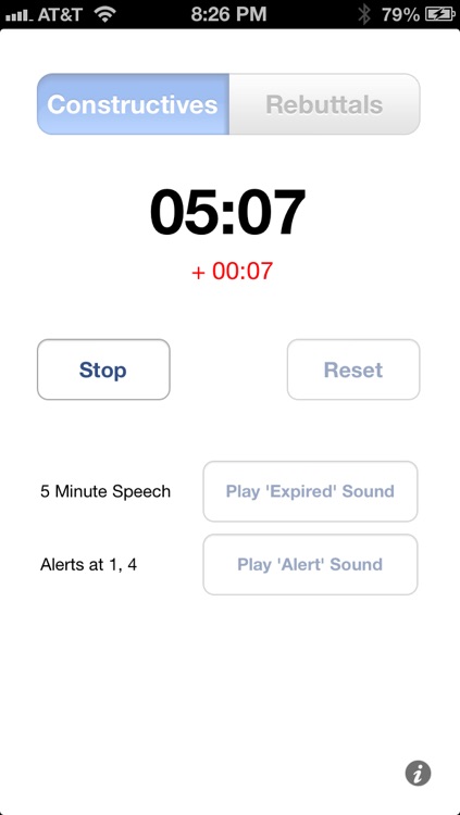 Simple Debate Timer by George Tempel