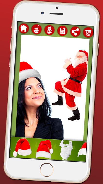 Xmas Santa yourself - Christmas Photo Editor to make collages with ...