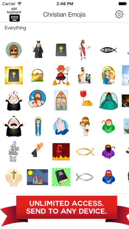 Holymoji - Christian HD Emoji & Emoticons Keyboard by Paola Kane