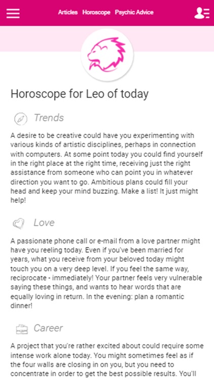 Horoscope Astrocenter by Wengo