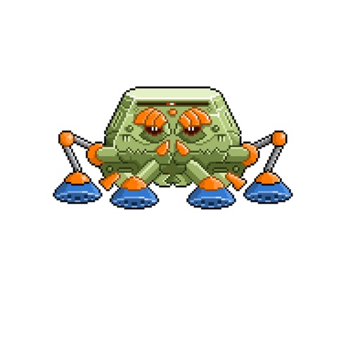 Retro Calc Moon Space by KENNETH GRANDBERRY