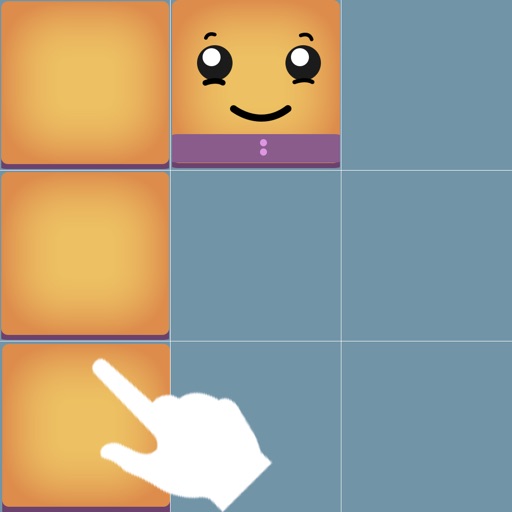 Smiley Square Block Swiping Pro - brain train game by Aruna Agrawal