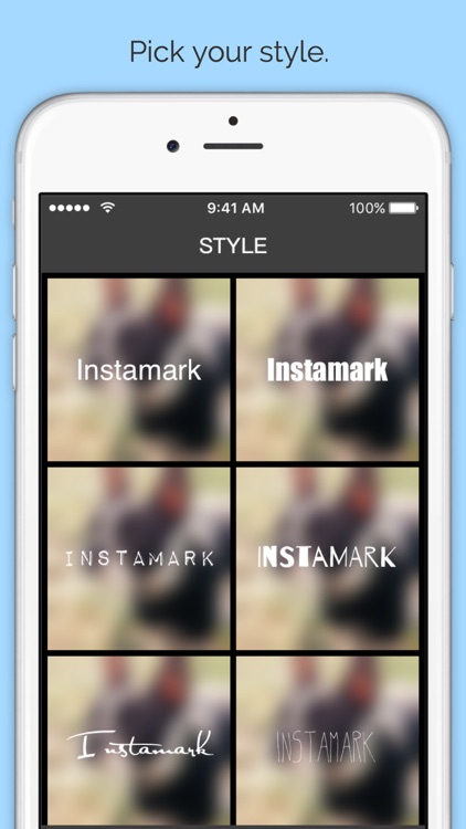 Instamark - Watermarks & logos for Instagram by Cardinal Blue
