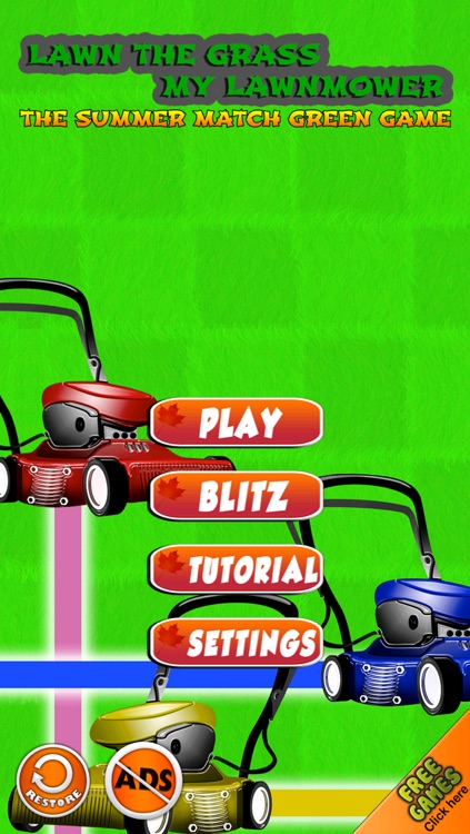 Lawn the grass my lawnmower - the summer Match green game by Ligue ...