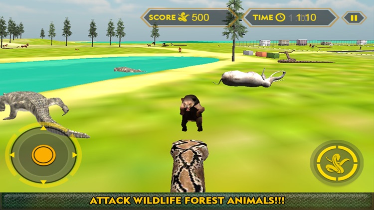 Real Snake Attack Simulator 3D – Hunt for wolf, elephant, tiger ...