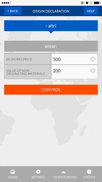 Origin Declaration by LIMEN SRL