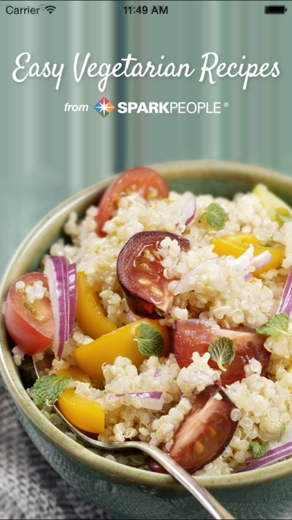 Easy Vegetarian Recipes from SparkPeople by SparkPeople, Inc.