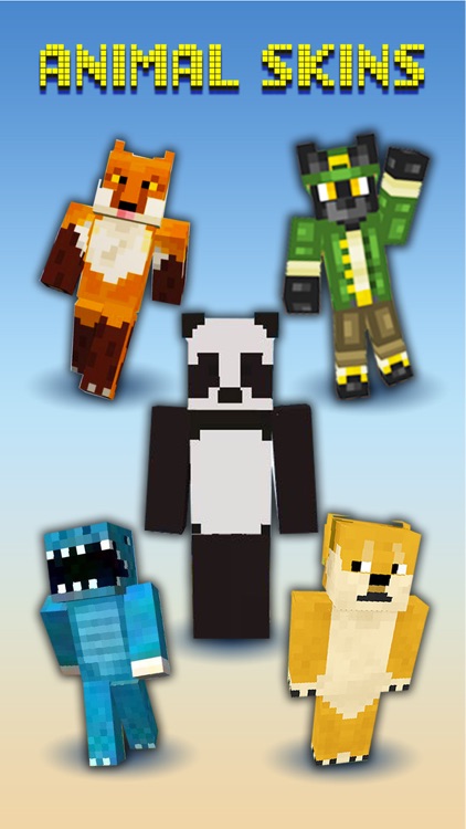 Cube Animal Skins - Skin Collection for MineCraft Pocket Edition by ...