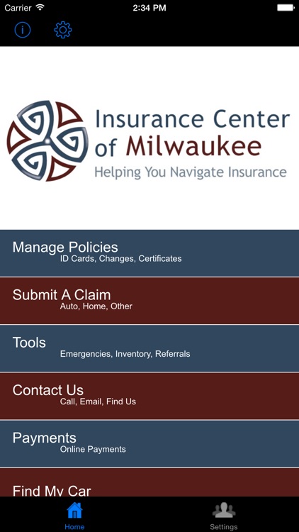 Insurance Center of Milwaukee by RedHead Mobile Apps
