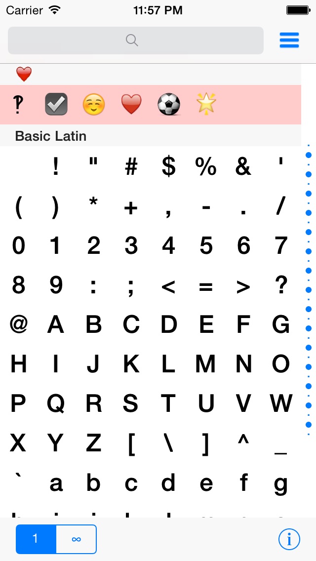 Unicode Character Map FREE - AppRecs