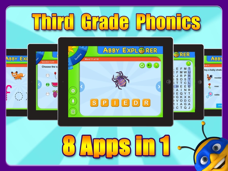 Abby Explorer Phonics - Third Grade HD Free Lite by Hien Ton