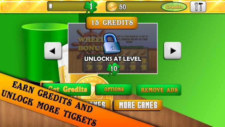Lucky Irish Pot of Gold Lucky Scratch Card Lotto - Win Las Vegas Maga ...