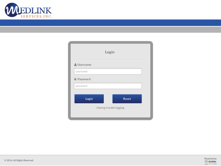 Medlink Dashboard by Global RCP LLC