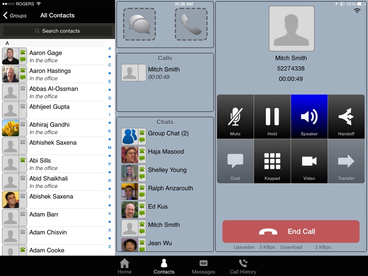 MiCollab Client Mobile for iPad by Mitel Networks Corporation