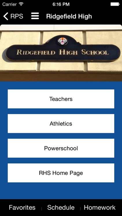 myRPS - The Ridgefield Public Schools App by Devin Gund