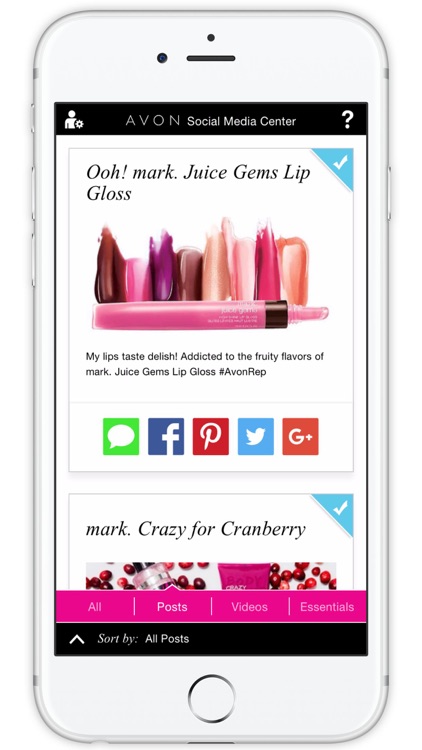 Avon Social Media Center by New Avon LLC