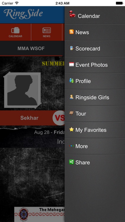 Ringside Scoring by The Mohegan Tribe