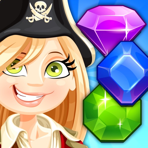 Pirates Treasure Quest - 3 in a Row Jewel Gems by Dmitriy Bychikhin