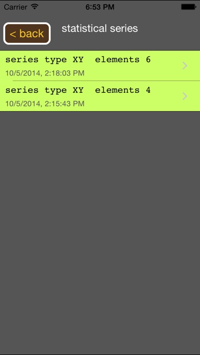 Linear regression RPN calculator iPhone App