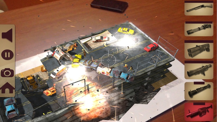 Table Zombies - Augmented Reality game by Rathika Subramanian