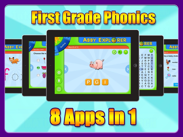 Abby Explorer Phonics - First Grade HD Free Lite by Hien Ton