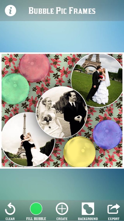 Bubble Pic Frames - Circular Pic Collage for use in Flipagram ...