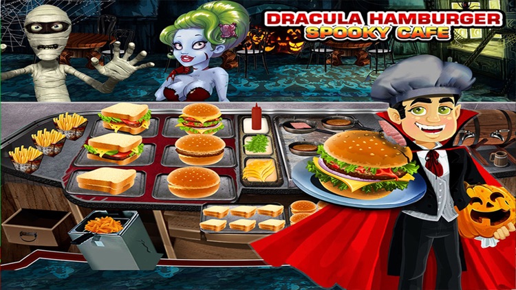 Dracula Ham-burger Spooky Cafe : Master-Chef monster Fast Food ...