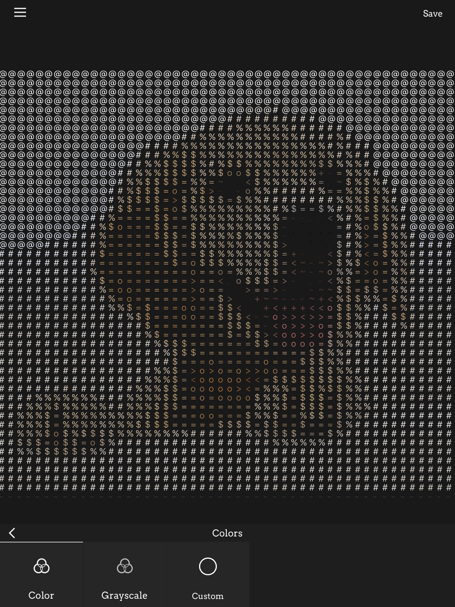 Image Ascii Turn Images Into Ascii Symbol Art At App Store Downloads And Cost Estimates And