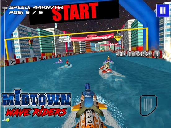 MidTown Wave Riders - Free 3D Jet Ski Racing Game - AppRecs