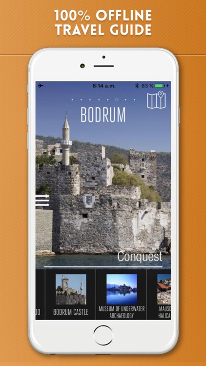 Bodrum Travel Guide and Offline City Map by eTips LTD