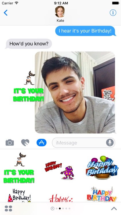 CLIPish Birthday - Animated Stickers Set 5 by Dating DNA, Inc.