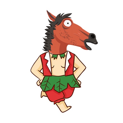 Cute Headless (No Head) Stickers Pack for iMessage by Toan Tran Van