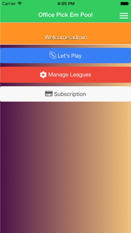 Office PickEm Pool by Extendrum Technologies LLC
