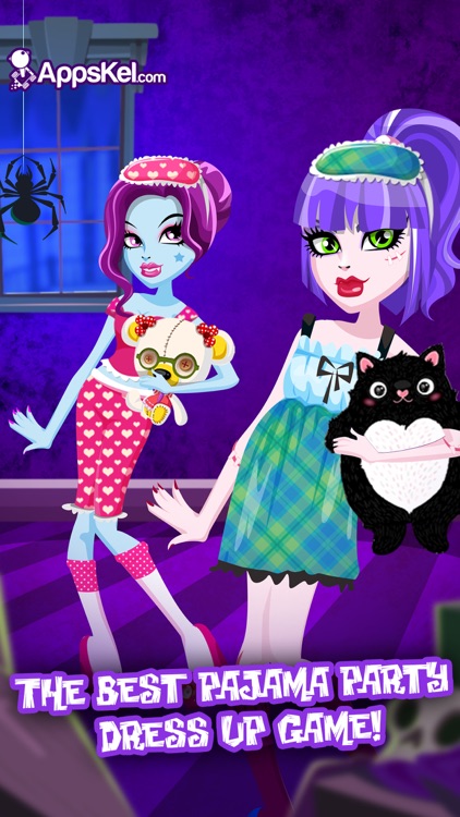 Monster Girls Pajama Sleepover Dress Up : PJ Party Games for Kids Free ...