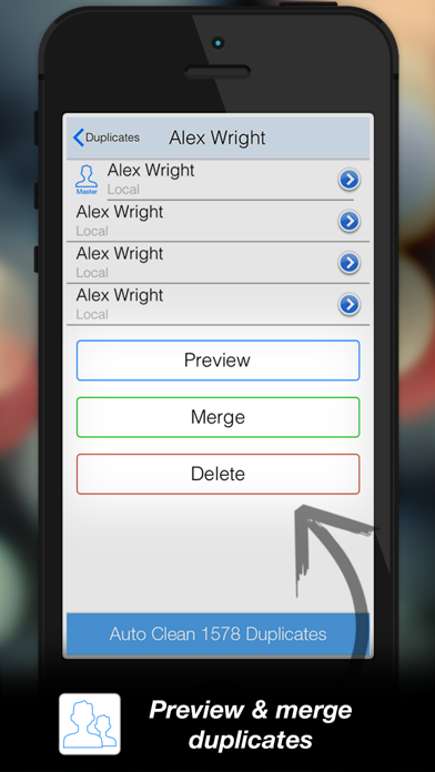 Tuneup Contacts Screenshot