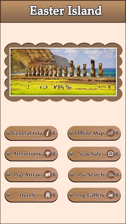 Easter Island Offline Map Tourism Guide by Nava Chaitanya