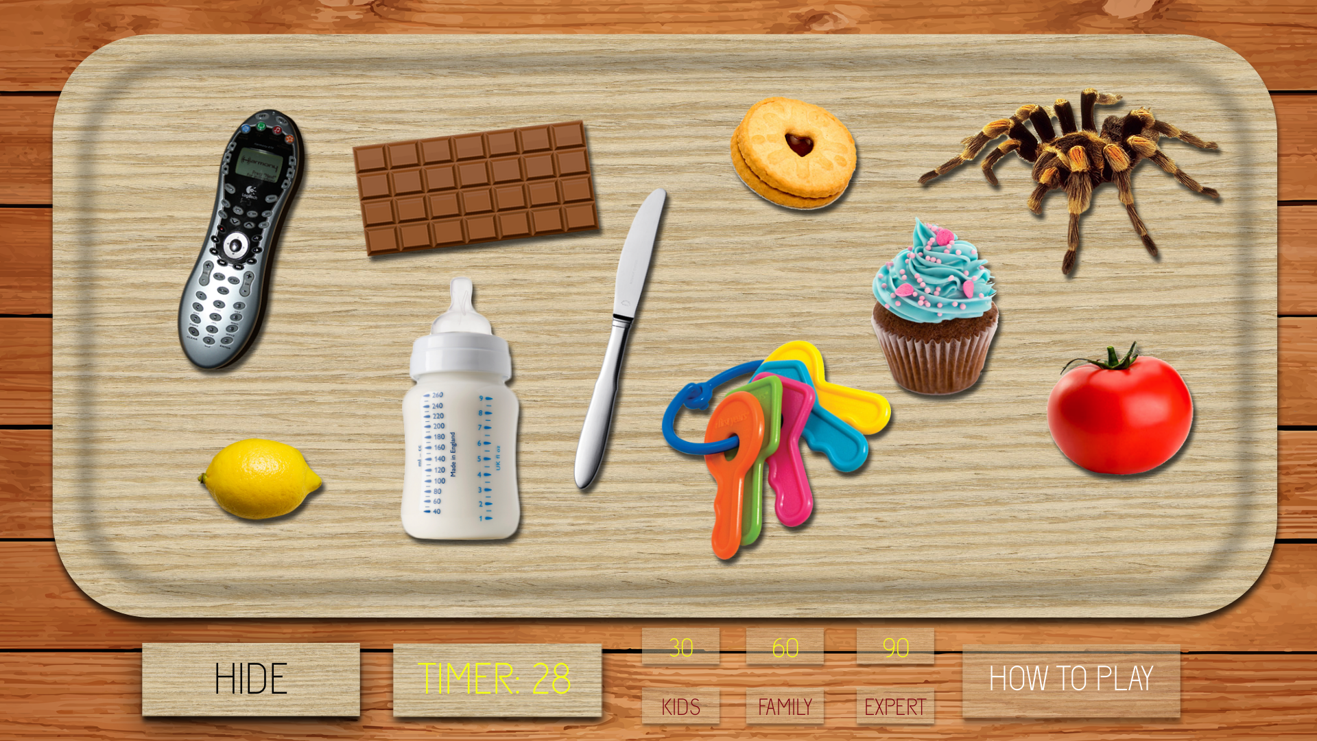 Tea Tray Memory Game Apps 148Apps